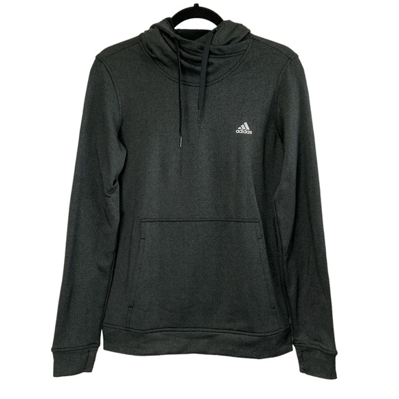 adidas | Sweaters | Adidas Climawarm Hooded Sweater Black Medium Mens ...